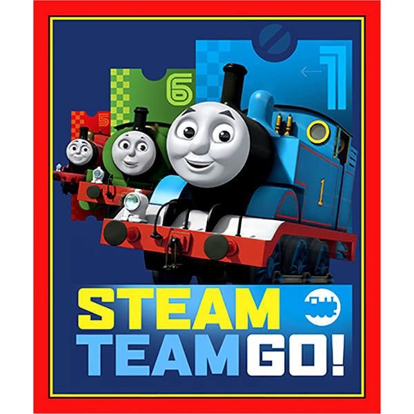 Thomas The Tank Engine Steam Team Go Panel – Ruby & Kate